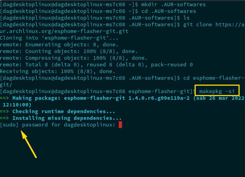 Compilando pacotes do AUR – Blog CriarBR