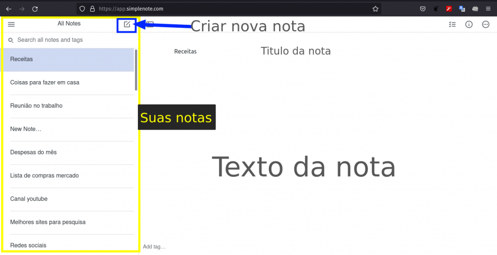 Melhor bloco de notas digital – Blog CriarBR